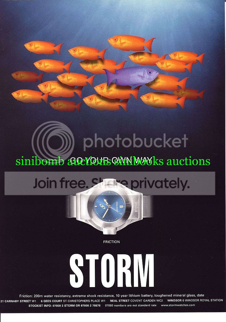 Storm Friction Watch Original Magazine Advert 14306 on eBid Ireland ...