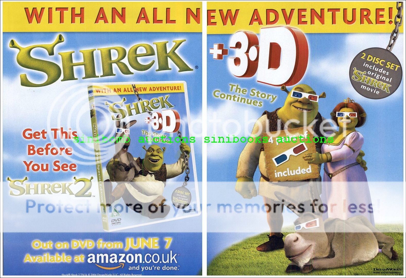 Shrek Movie Film Original Magazine DPS Advert 28507 on eBid United ...