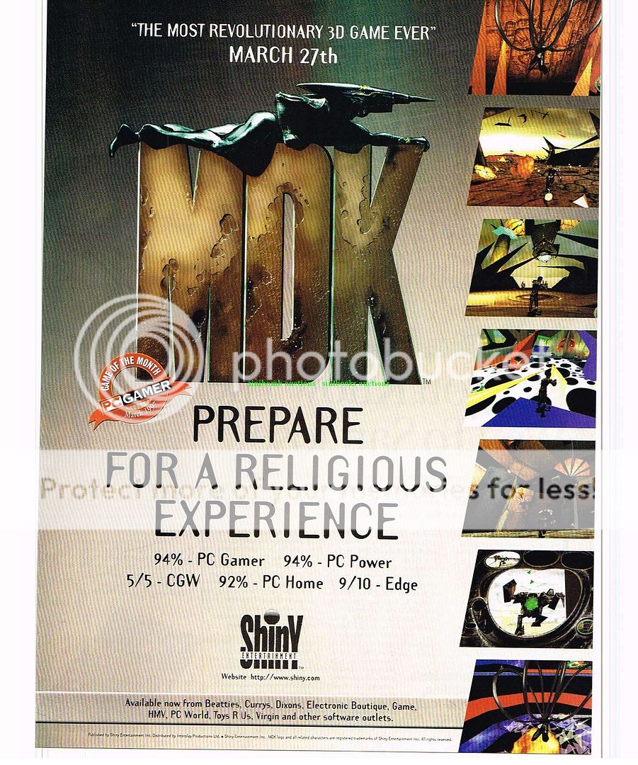 MDK Shiny Entertainment - Original Magazine Advert 47646 on eBid ...