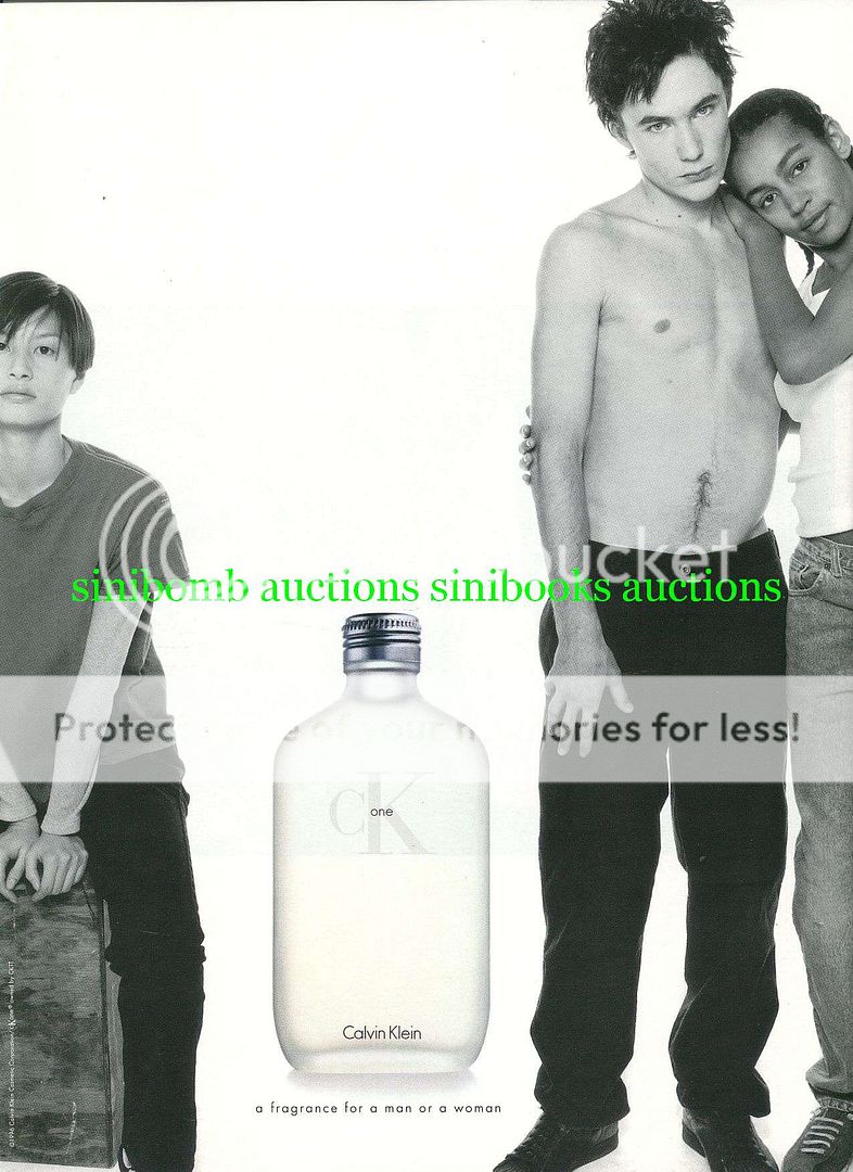 Calvin Klein CK One Original Magazine Advert 8322 on eBid Ireland ...