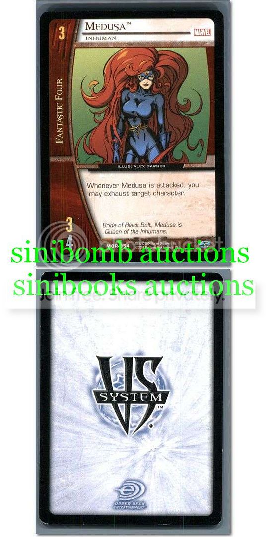 Medusa Marvel Vs System TCG Trading Card B15-31157 on eBid Ireland ...