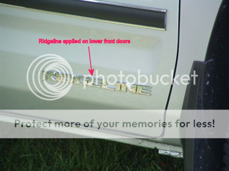 Ridgeline emblem | Honda Ridgeline Owners Club Forums