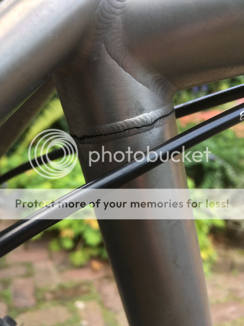 Cracked Titanium Frame | Mountain Bike Reviews Forum