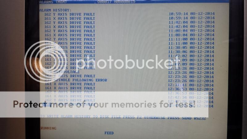 Haas | alarm 161/162 drive faults, troubleshooting help PLEASE ...