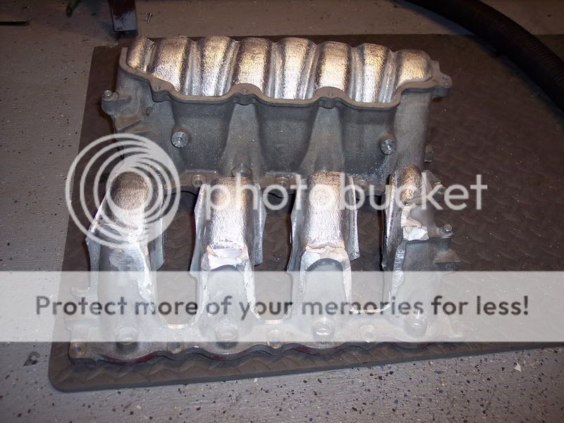 Porting the short runners on an aviator manifold. | Ford Mustang Forums