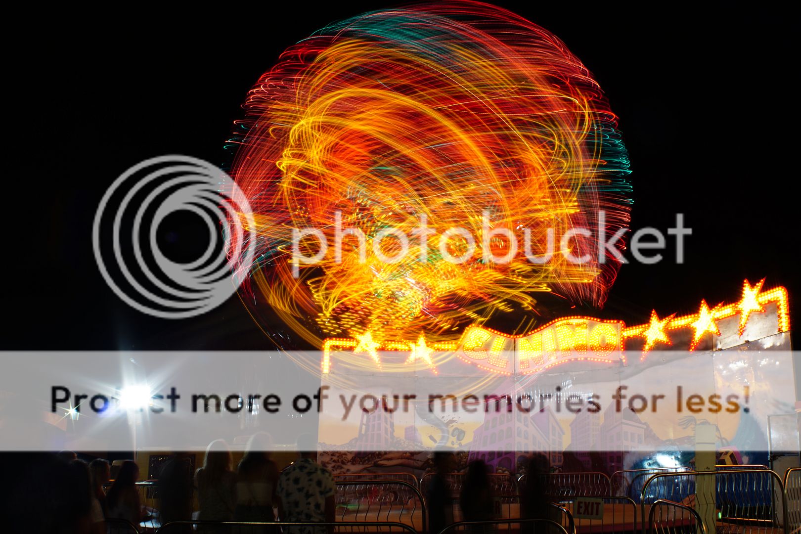 Carnival rides at night | The Photography Forum