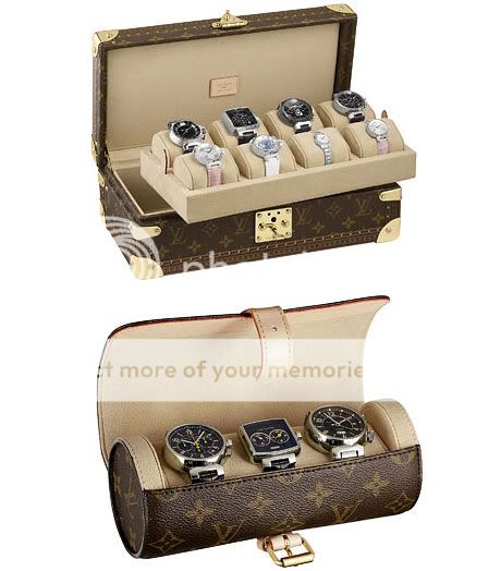 TimeZone : Industry News » NEW: Louis Vuitton Monogram Watch Cases