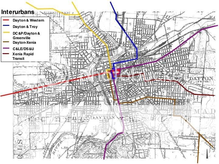 Dayton Transit History + Development, in maps mostly. - Mass Transit ...