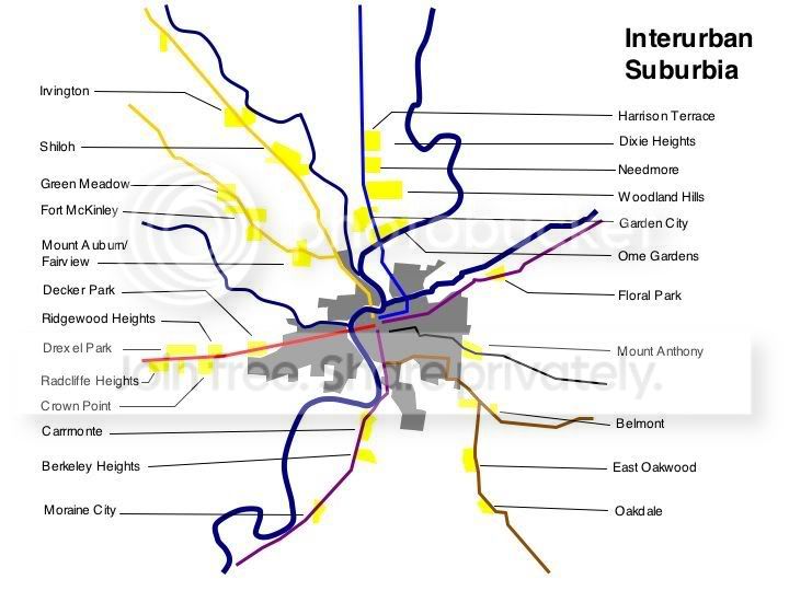 Dayton Transit History + Development, in maps mostly. - Mass Transit ...
