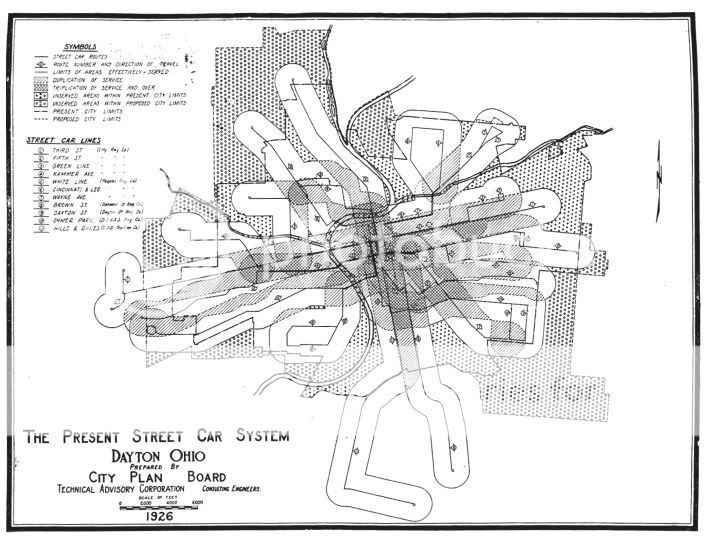 Dayton Transit History + Development, in maps mostly. - Mass Transit ...