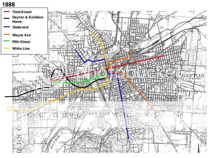 Dayton Transit History + Development, in maps mostly. - Mass Transit ...