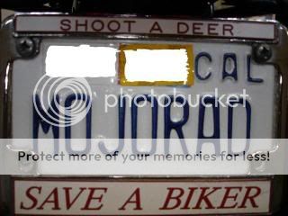 Cool Custom Motorcycle License Plates Photos | Adventure Rider