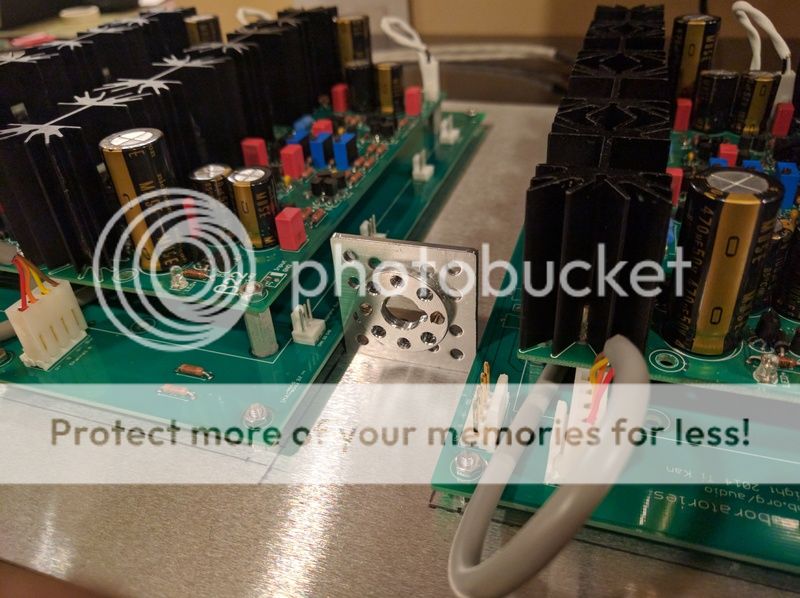 How can I mount a potentiometer to a thick front plate for an amplifier ...