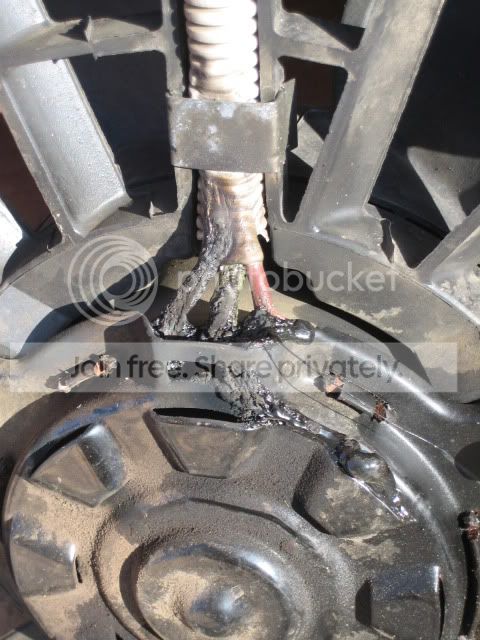 Burned out Efan causes heater core failure