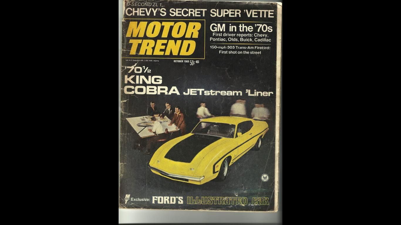 Motor Trend Oct 69, ZL1 Vette drag test.....pics | Corvette Forum ...