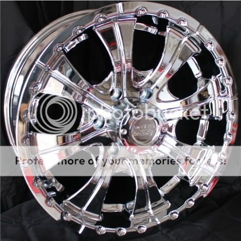 18 Inch CHROME RIMS 6 LUG Wheels 6x5.5 Chevy GMC Sierra Suburban Tahoe ...