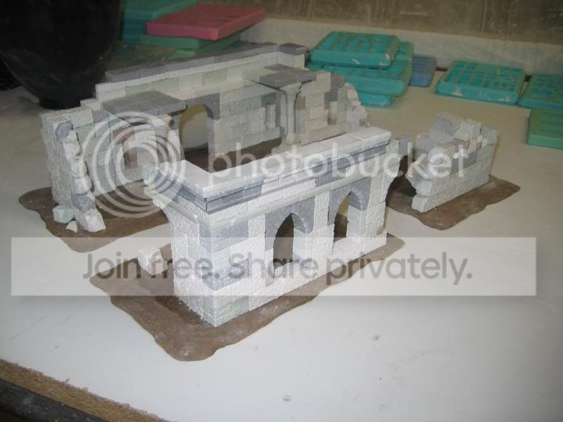 Gondor Style ruins - Finished 11/21/10 - Hirst Arts