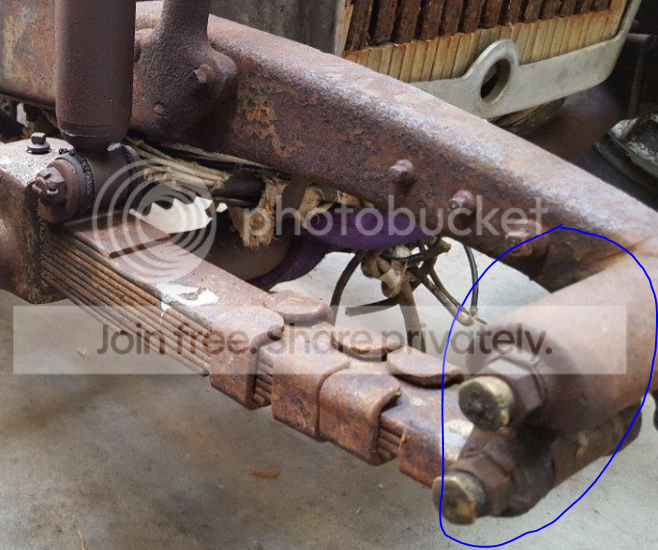 Material selection for classic car spring hangers
