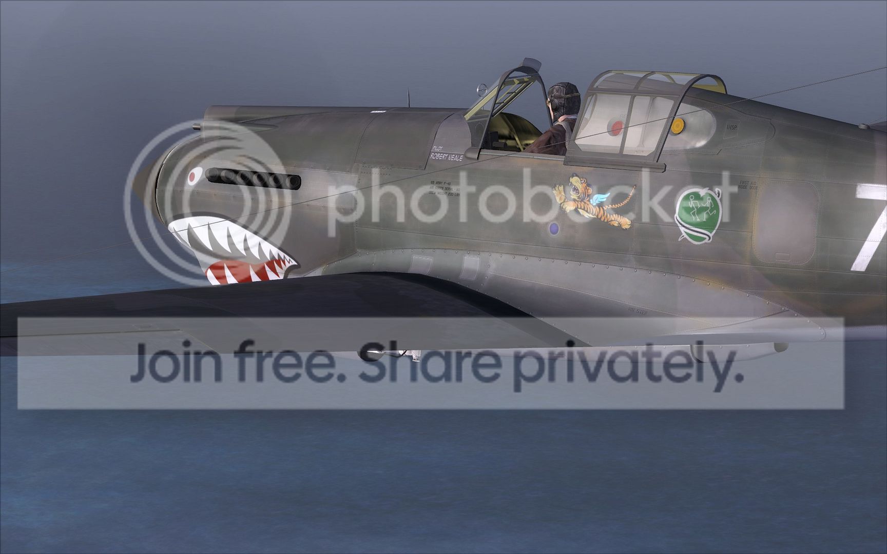 P-40C Robert Neale AVG ready for download - The A2A Simulations Community