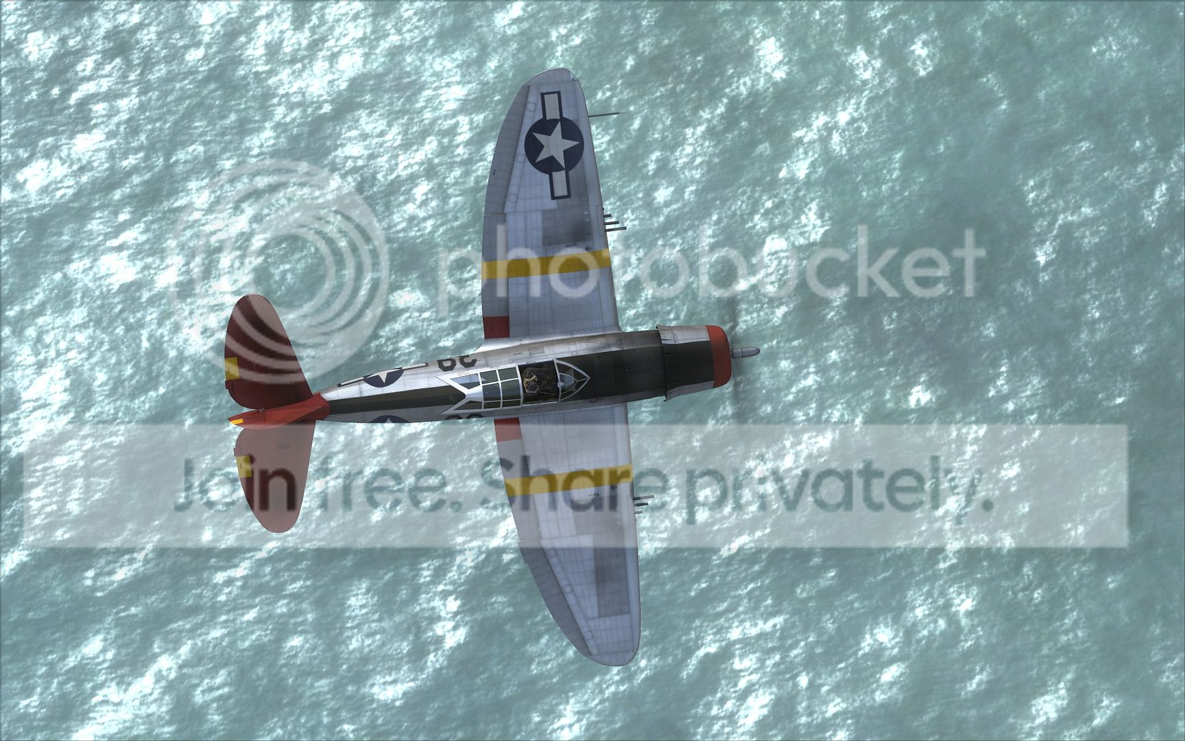 P-47D Red Tails weathered version uploaded - The A2A Simulations Community