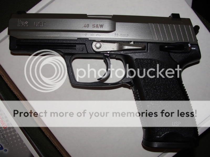 H&K USP 40 Robar NP3 Finish Two Tone Night Sights $650