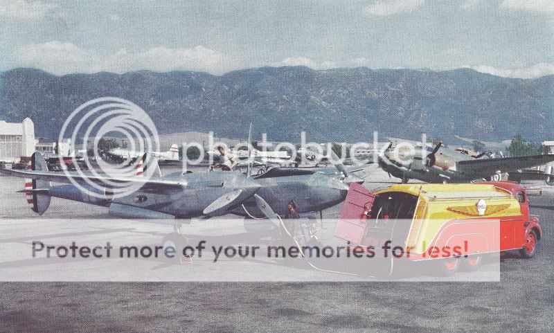 [TMP] " Color photo of a P-38 being refueled" Topic