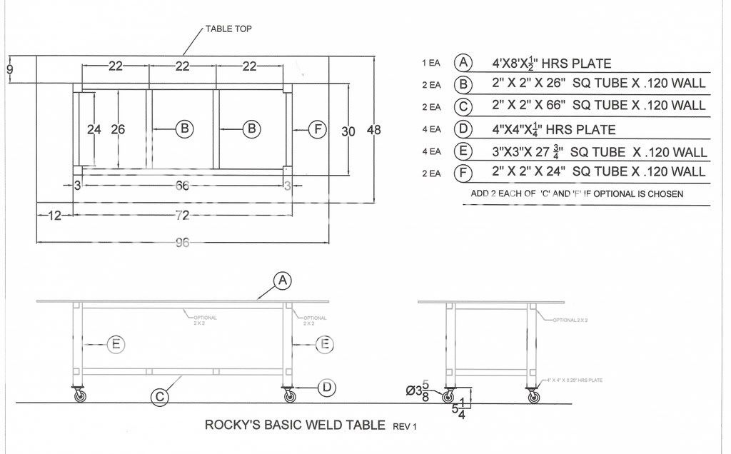 Need some ideas for table top - Weld Talk Message Boards