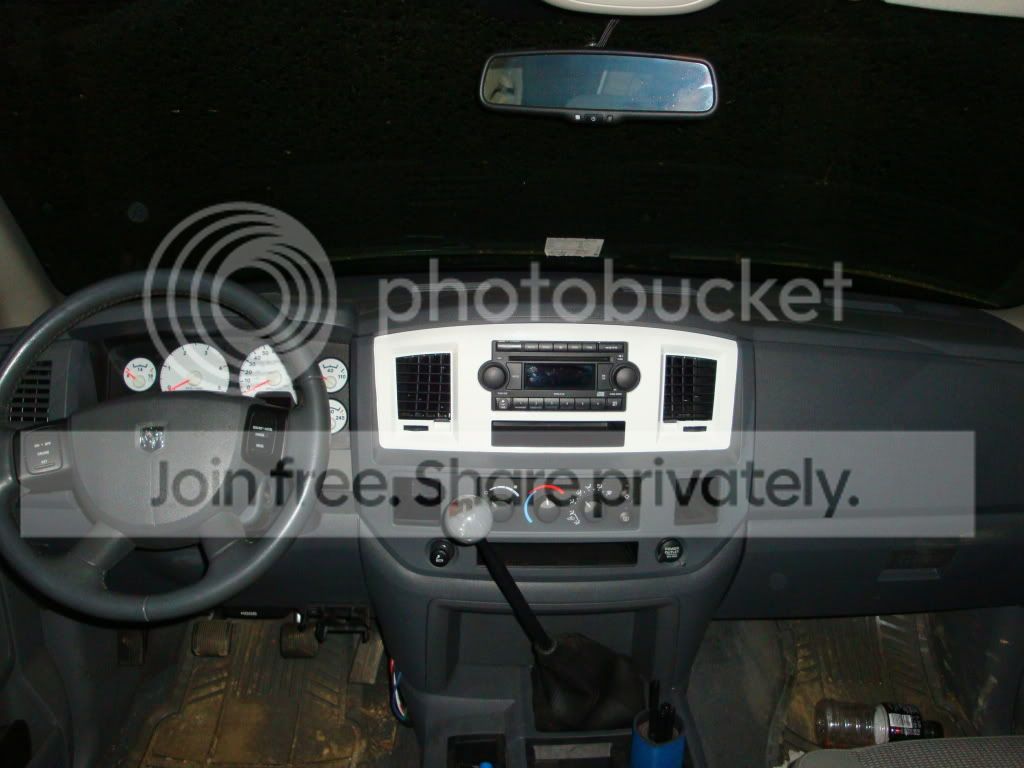 Painted my dash! | Cummins Diesel Forum