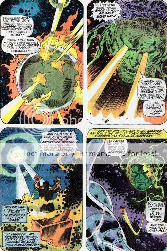 Ego vs Galactus - Battles - Comic Vine