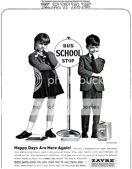 Zayre Fashion Department Stores — 1966 (Back-To-School) | Retro Adverto