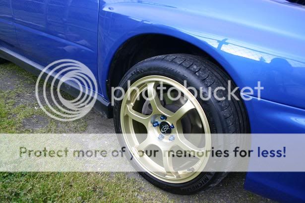 gold rota boost on 03blue wrx (56k no no) - NASIOC