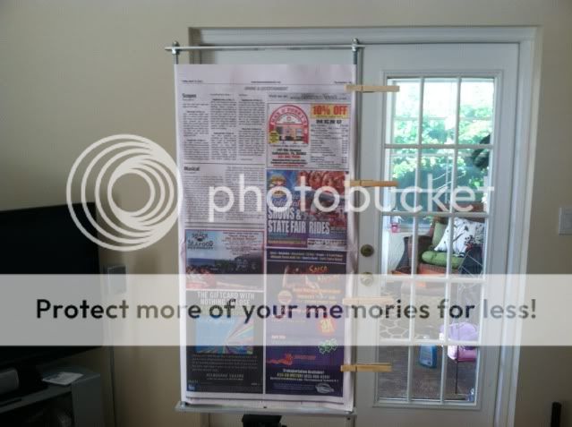 Tripod mounted paper tuning rack | Archery Talk Forum