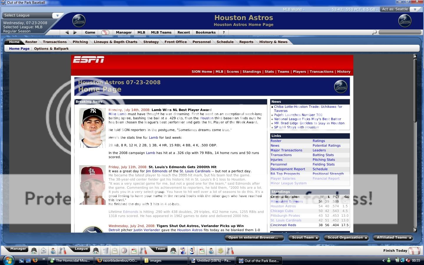 MLB, Fox, ESPN & ESPN MLB Menus - OOTP Developments Forums