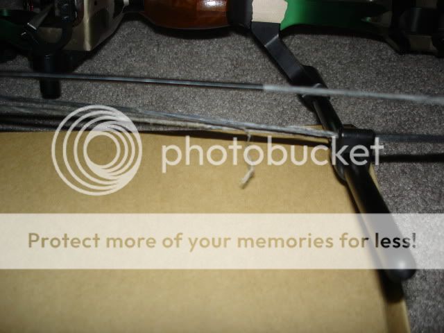 Broken Strand | Archery Talk Forum