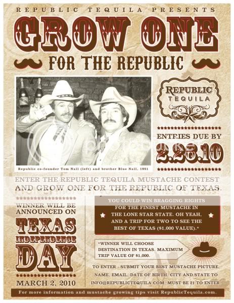 Republic Tequila presents: Grow One For The Republic Mustache