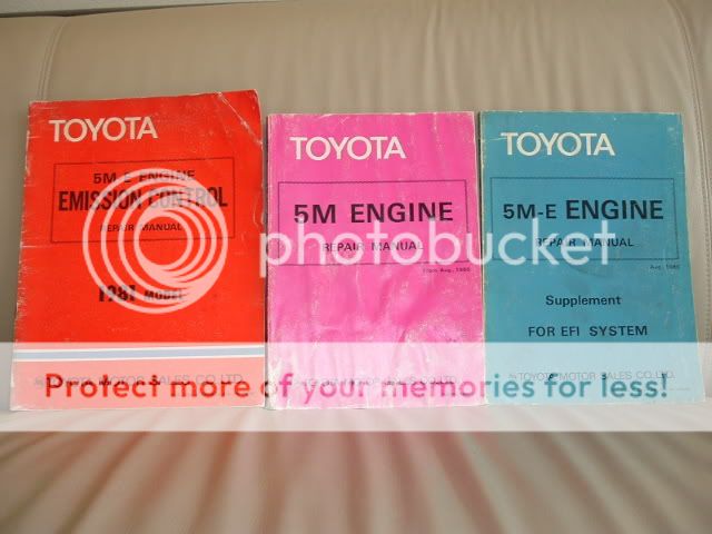 Toyota 5M-E engine manual on the bay | Toyota Celica Supra Forum