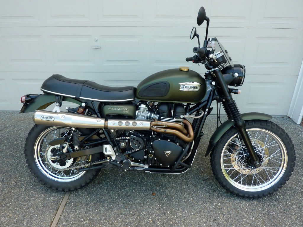 Arrow High Pipe on a Bonneville ? ? ? ? ? | Triumph Rat Motorcycle Forums