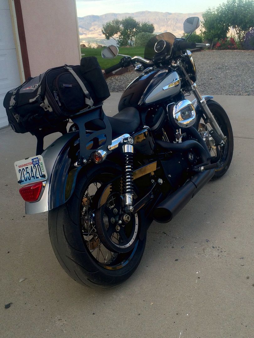 Widest Possible Front/Rear Tire On A Stock Sportster? | Harley Davidson ...