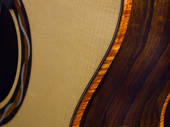 What wood binding would you use for a guitar with spruce top, Brazilian ...