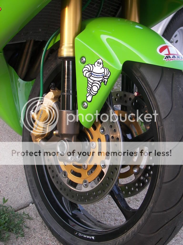 03-04 ZX6R/RR Marvic magnesium wheels & Michelin tires | Kawasaki ...