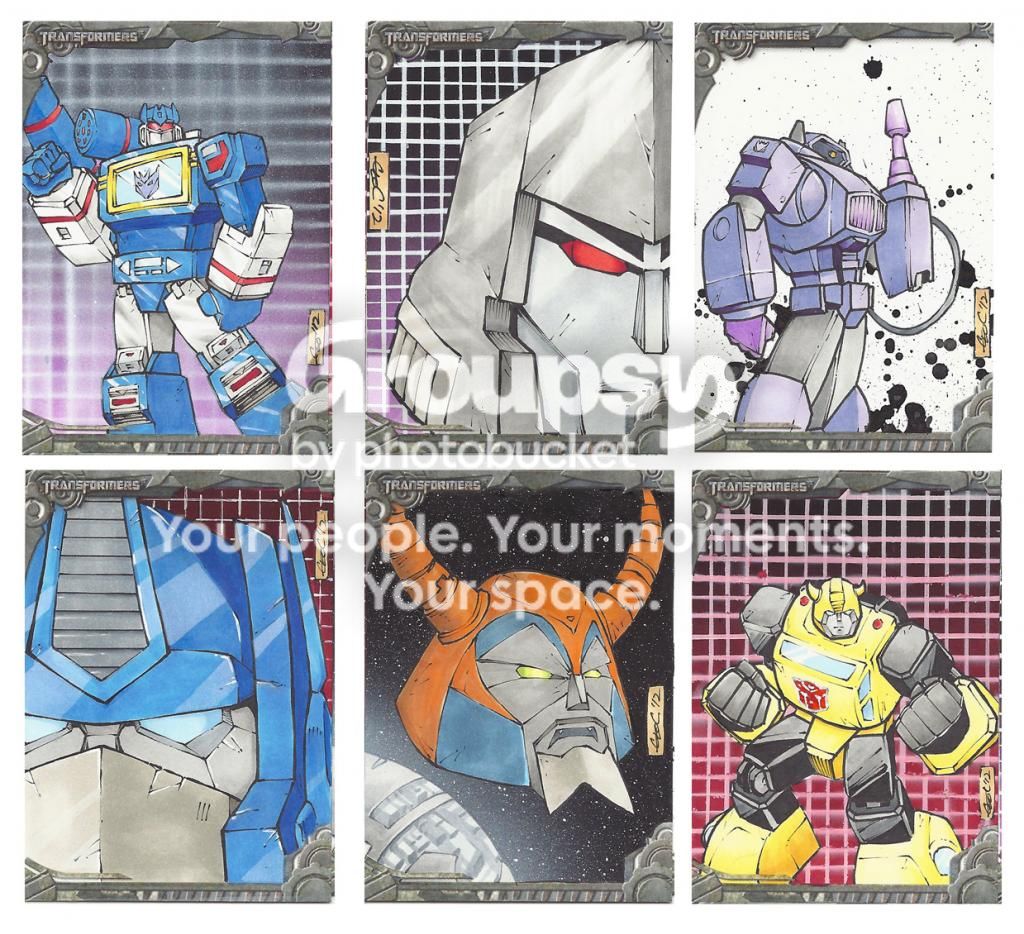 2D Artwork: - Transformers sketch card art | TFW2005 - The 2005 Boards