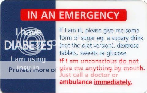 Diabetes Wallet Card | Diabetes Forum • The Global Diabetes Community