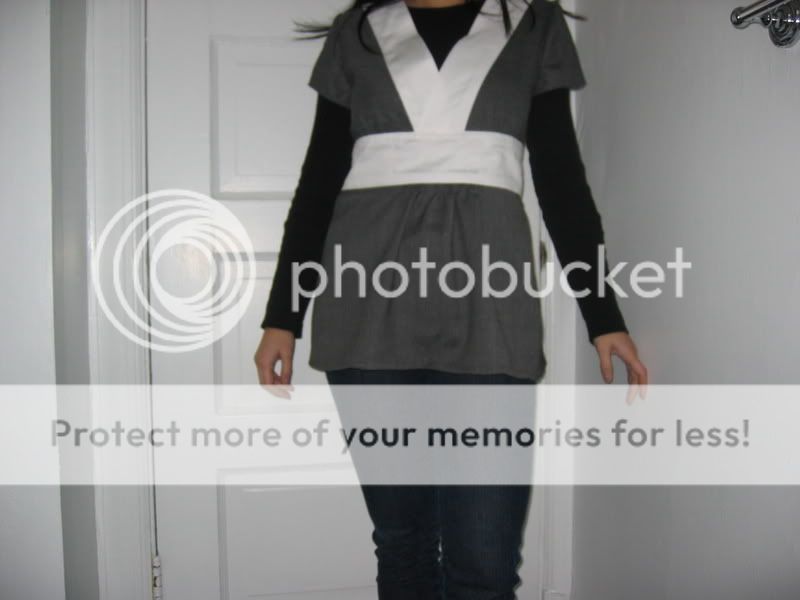 Simplicity Intermix shirt knockoff 3875 pattern review by meli88a