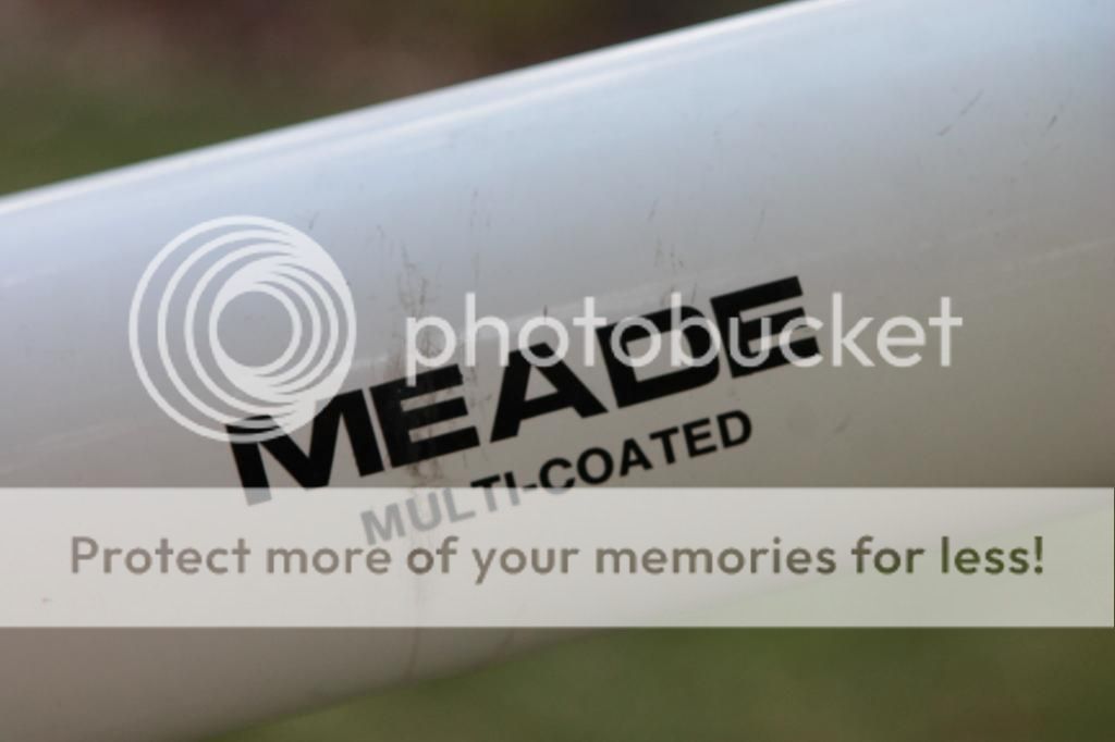 Meade 390 alt-az refractor; new acquisition - Classic Telescopes ...