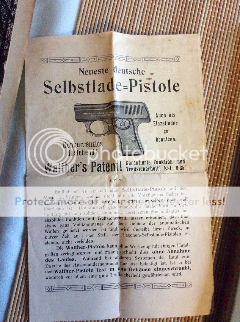Original Model 1 advertisement | Walther Forums