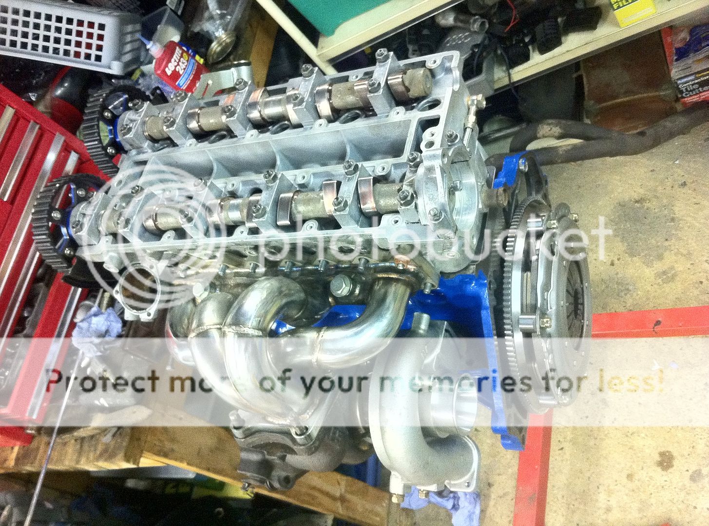 New C20LET Tubular manifold for Mitsuibishi Evo twin scroll turbo ...