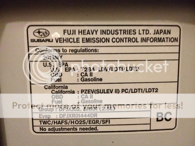 PZEV - SOA says Badge is error, asks to remove | Page 8 | Subaru ...