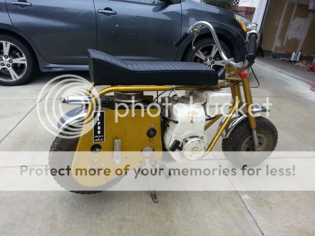 The Alpha minibike... a little piece of minibike history | OldMiniBikes.com