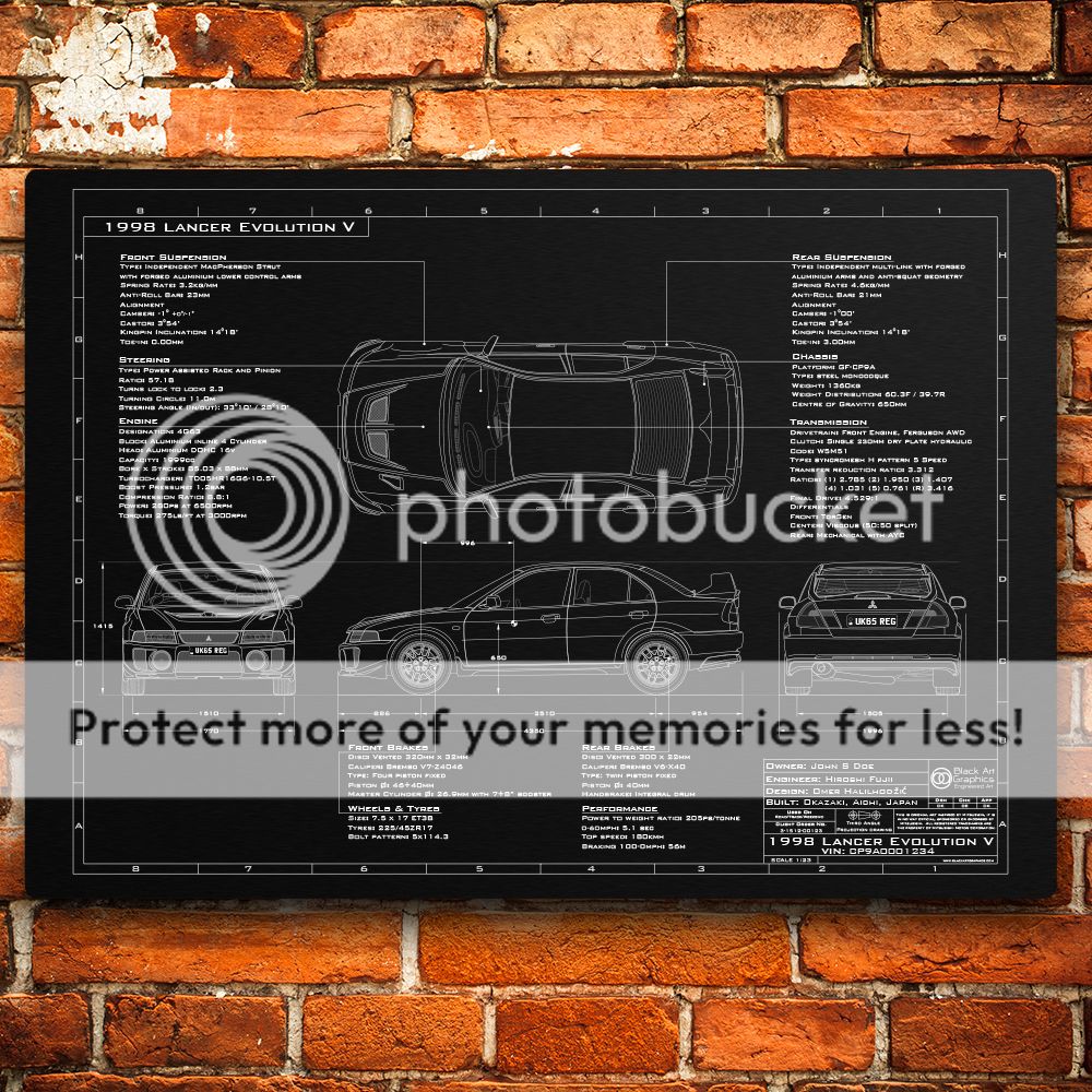 Bespoke Evo Blueprint Artwork | Lancer Register Forum