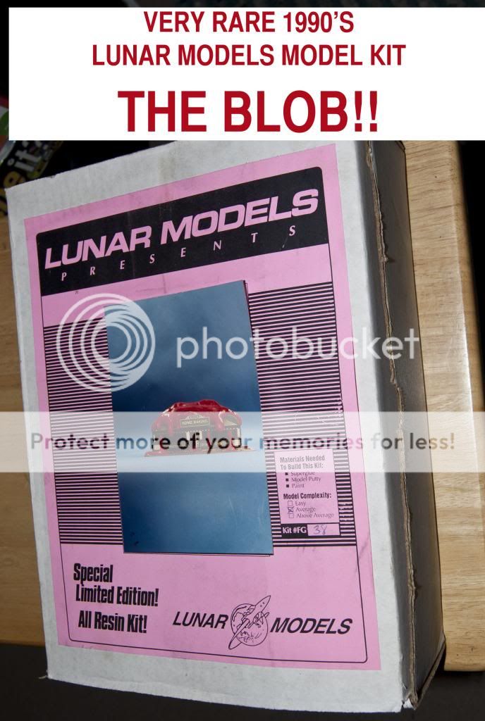 EBAY Sale THE BLOB WITH DINER MODEL KIT BY LUNAR MODELS